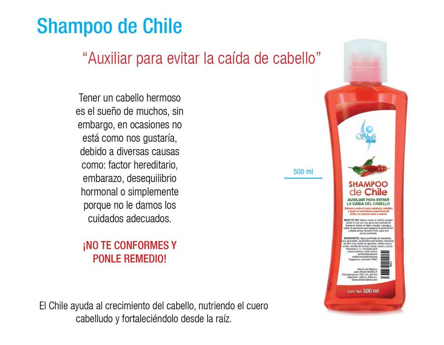 Ingredientes Shampoo De Chile at Deloris Colvin blog